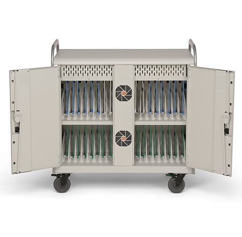 Link Cart - Laptop Charging Cart With Network Connectivity - Bretford