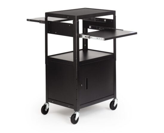 Av Cart With Locking Cabinet | Cabinets Matttroy