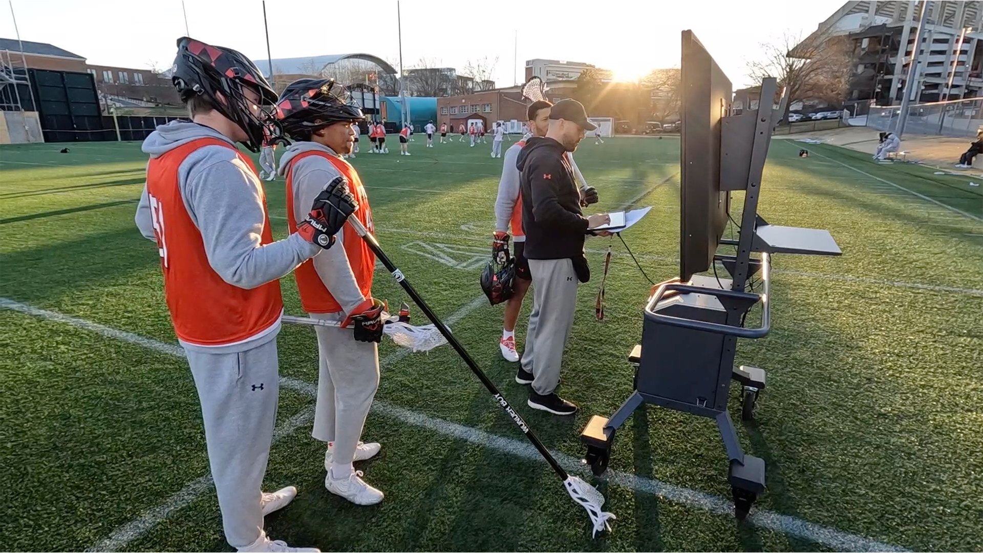 Display Carts for Instant Replay Screens - Sideline TV Carts