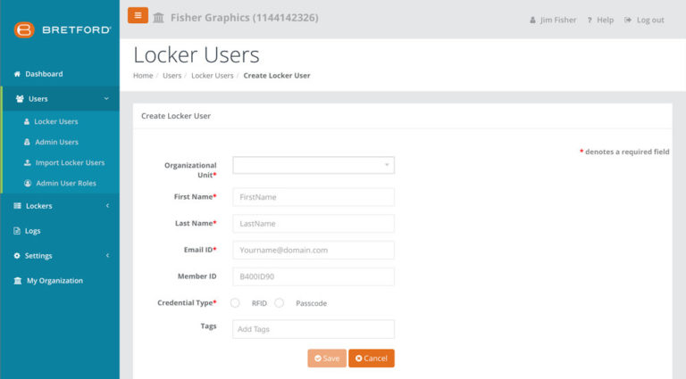 Managing Locker Users For Bretford Connect